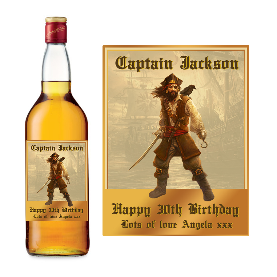 Captain Morgan Label - Get Invited