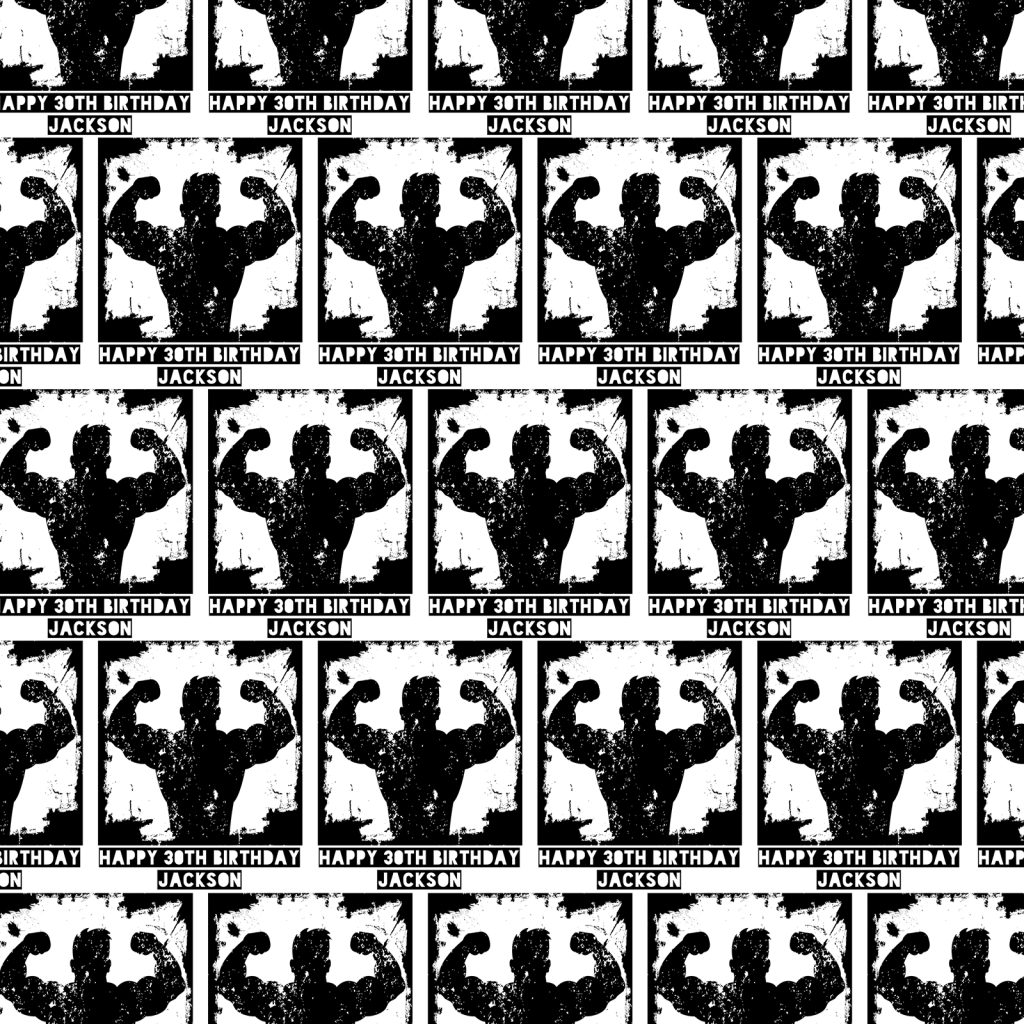 Gym Happy Birthday Wrapping Paper