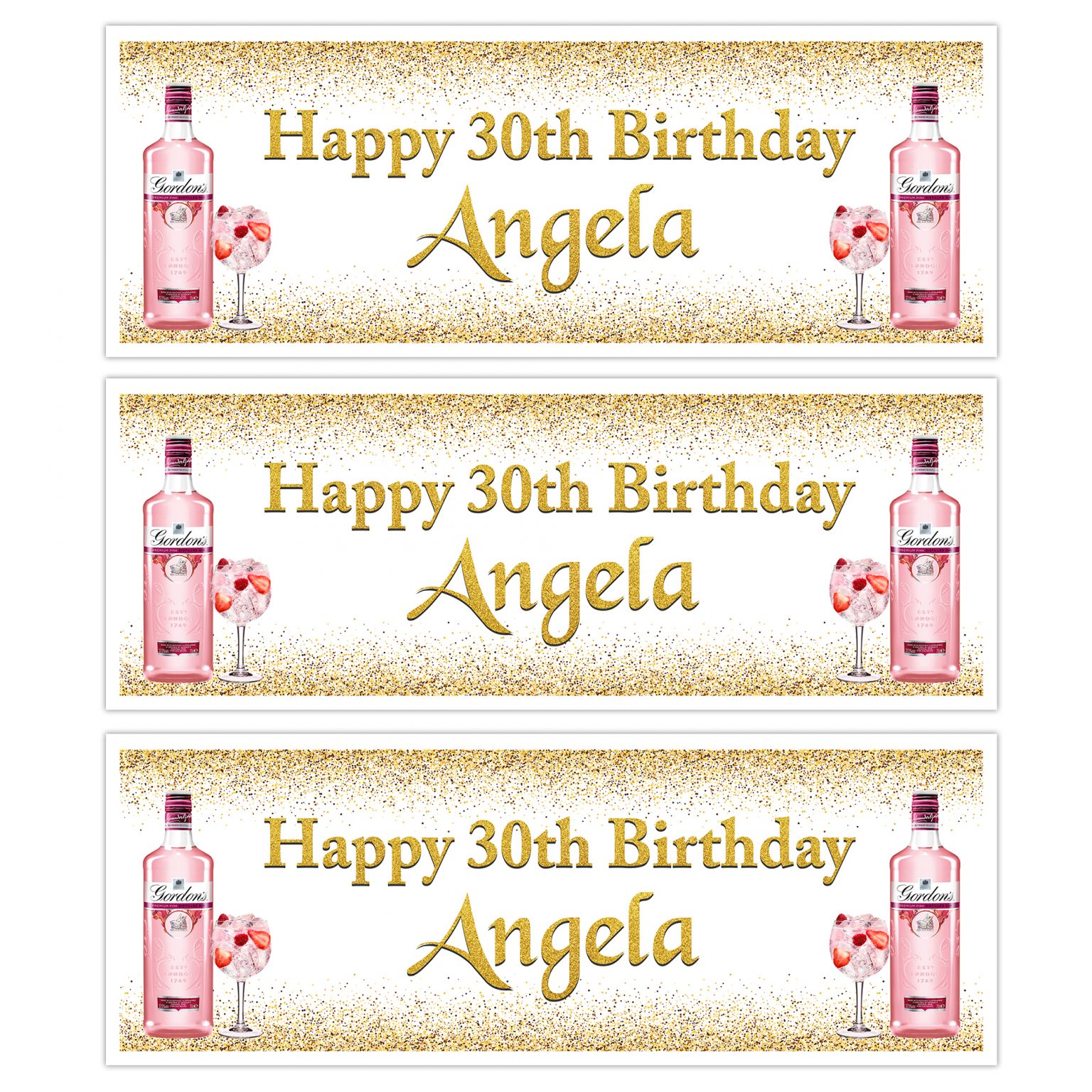 Gordons Pink Gin Birthday Banner | Get Invited