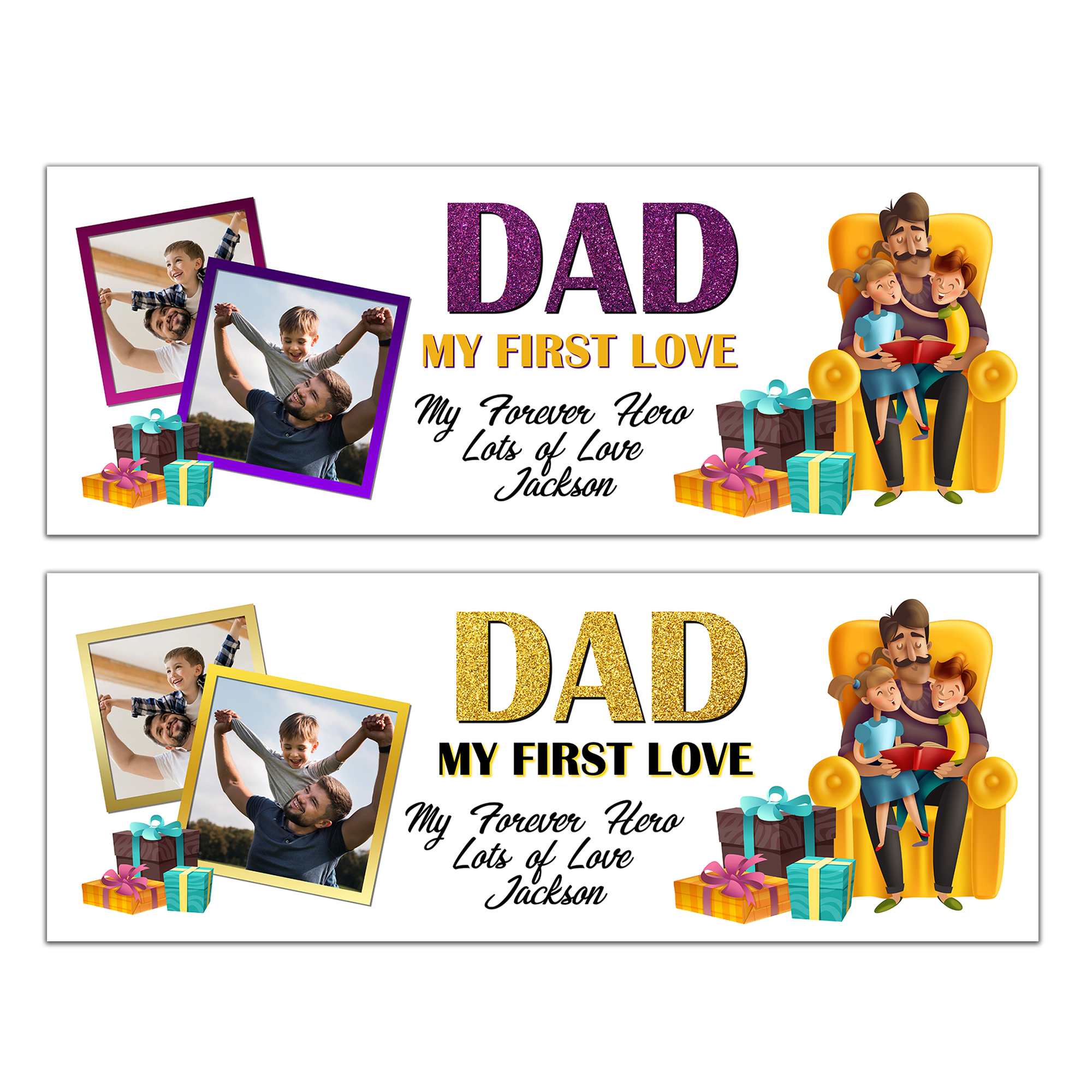 Fathers Day Photo Banner