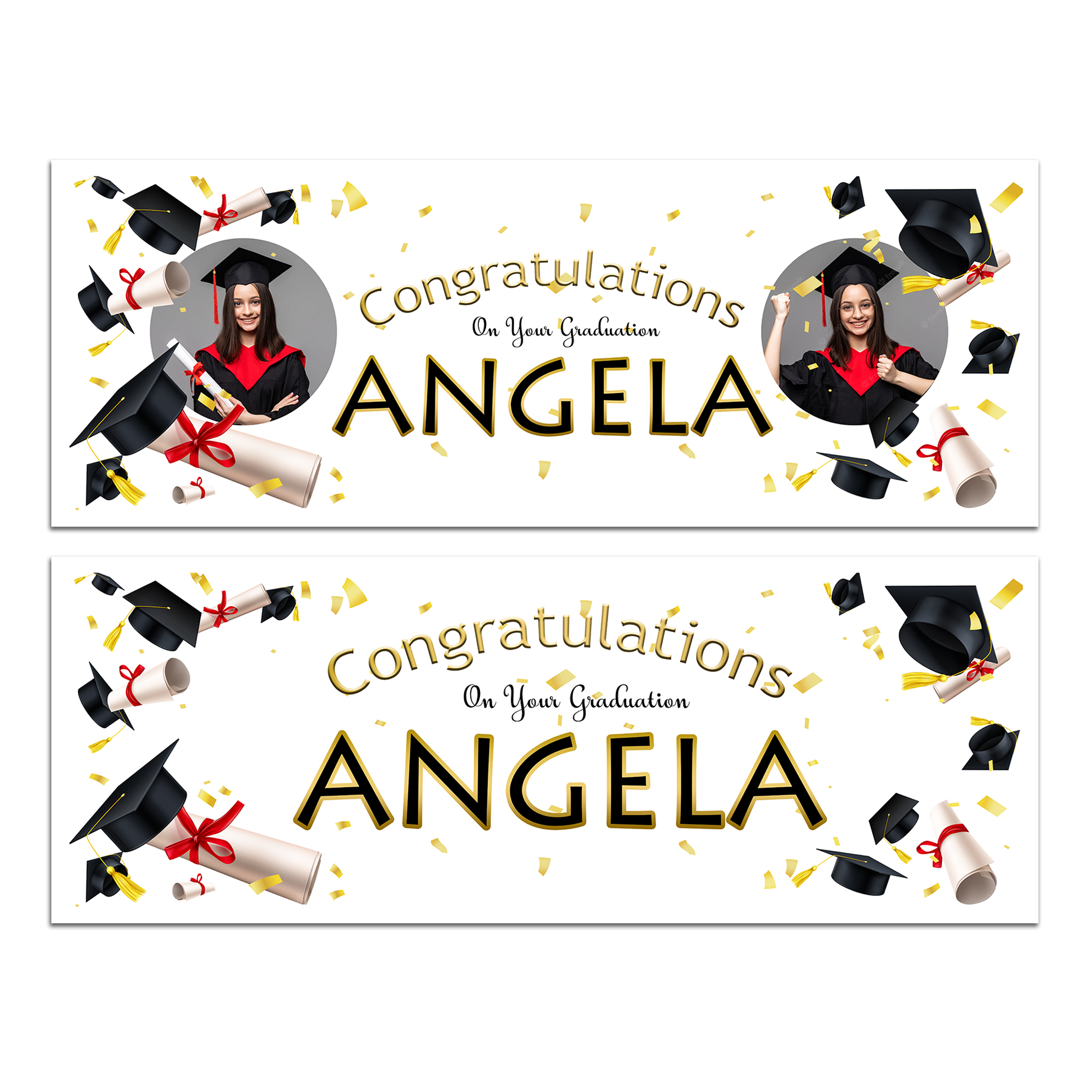 Graduation Congratulations Photo Banner