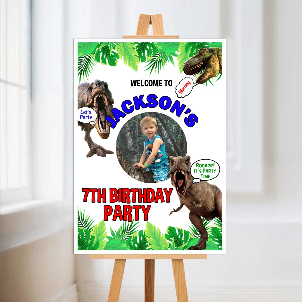 Birthday Party Welcome Board - Get Invited